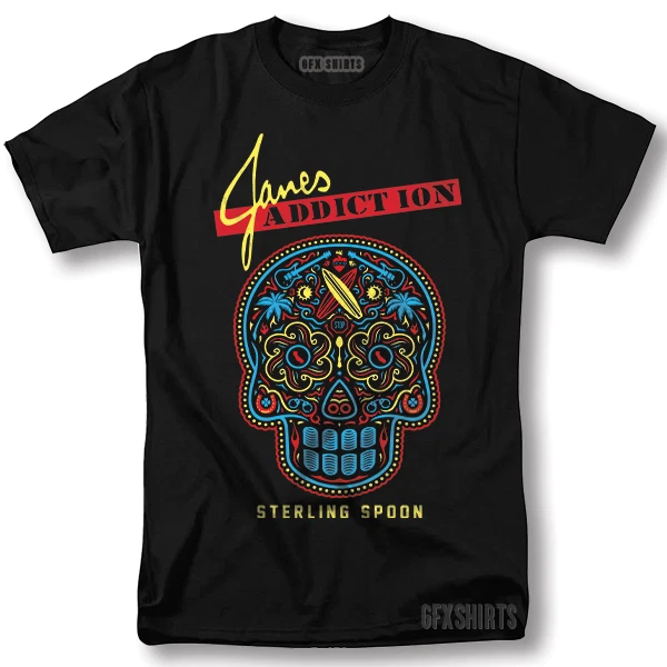 Janes Addiction Shirt Rock Concert Tour Merch Poster Vntg Graphic T ...