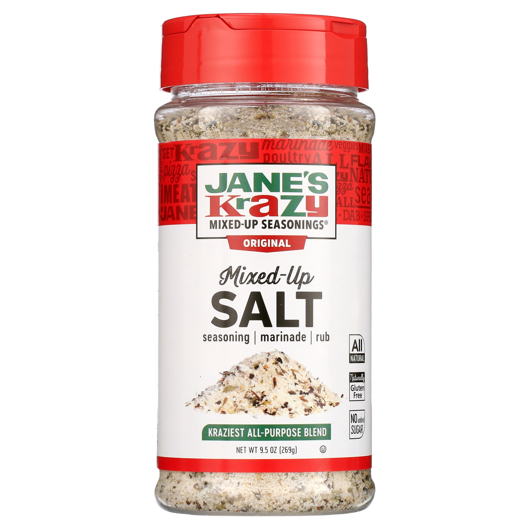 Janes Krazy Mixed Up Spices Salt, 9.5 Ounce, Perfect Seasoning for All ...