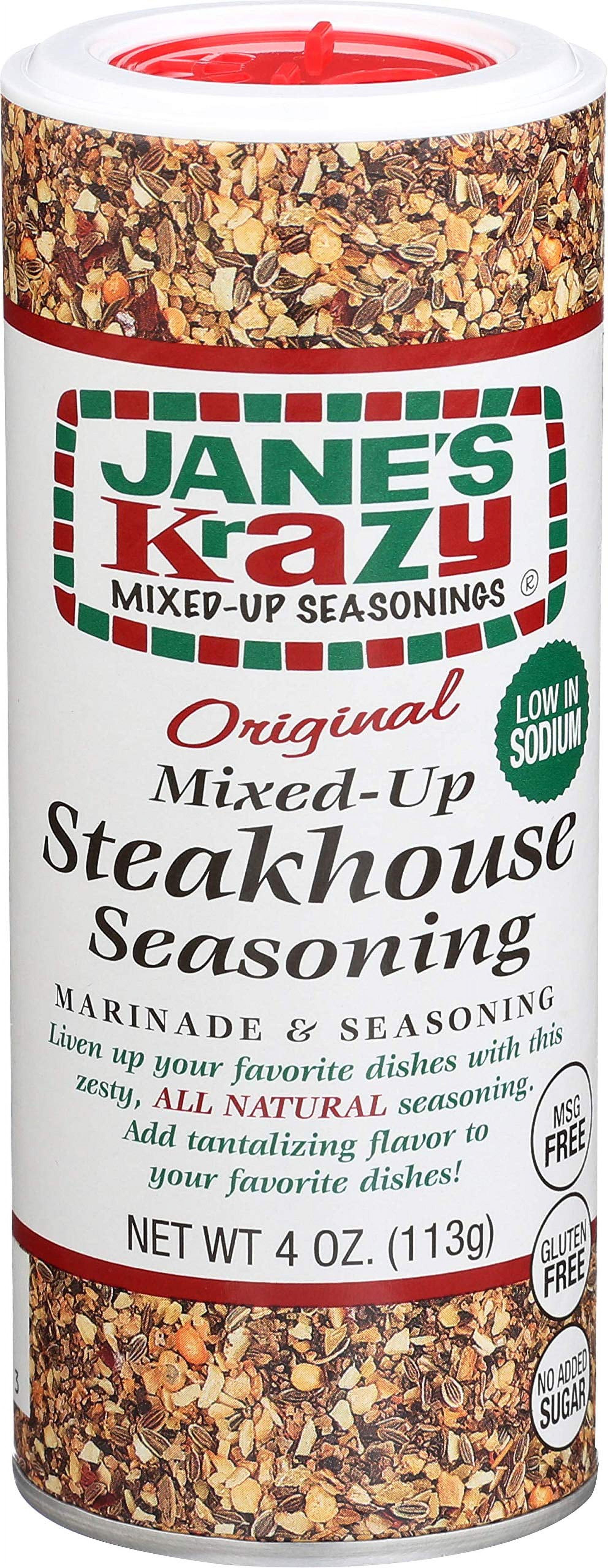 Janes Krazy Seasonings MixedUp DU20Steakhouse Seasoning 4 Ounce ...