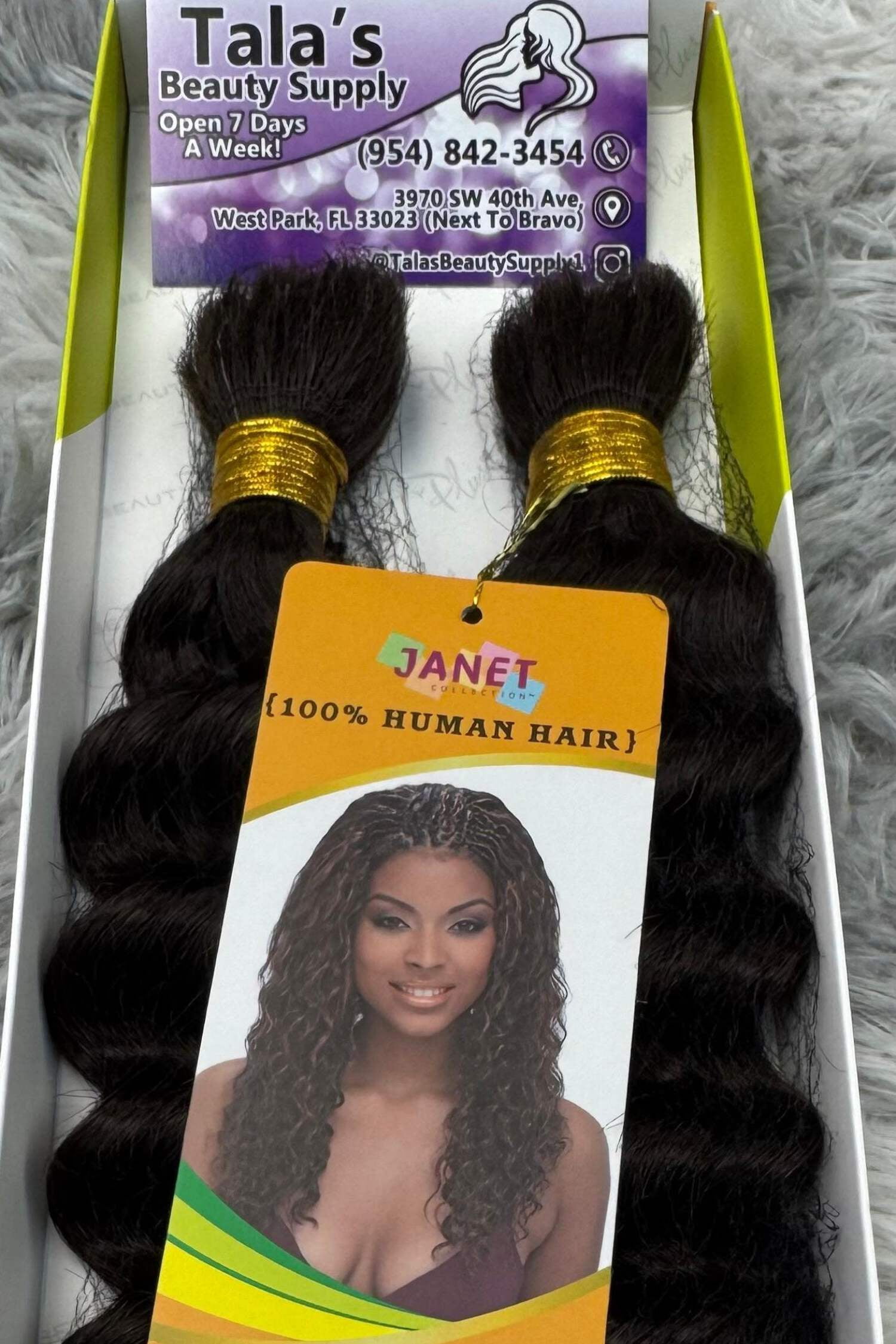 JANET COLLECTION – New Deep Bulk 100% Human Hair Braid – Crochet Braid ...