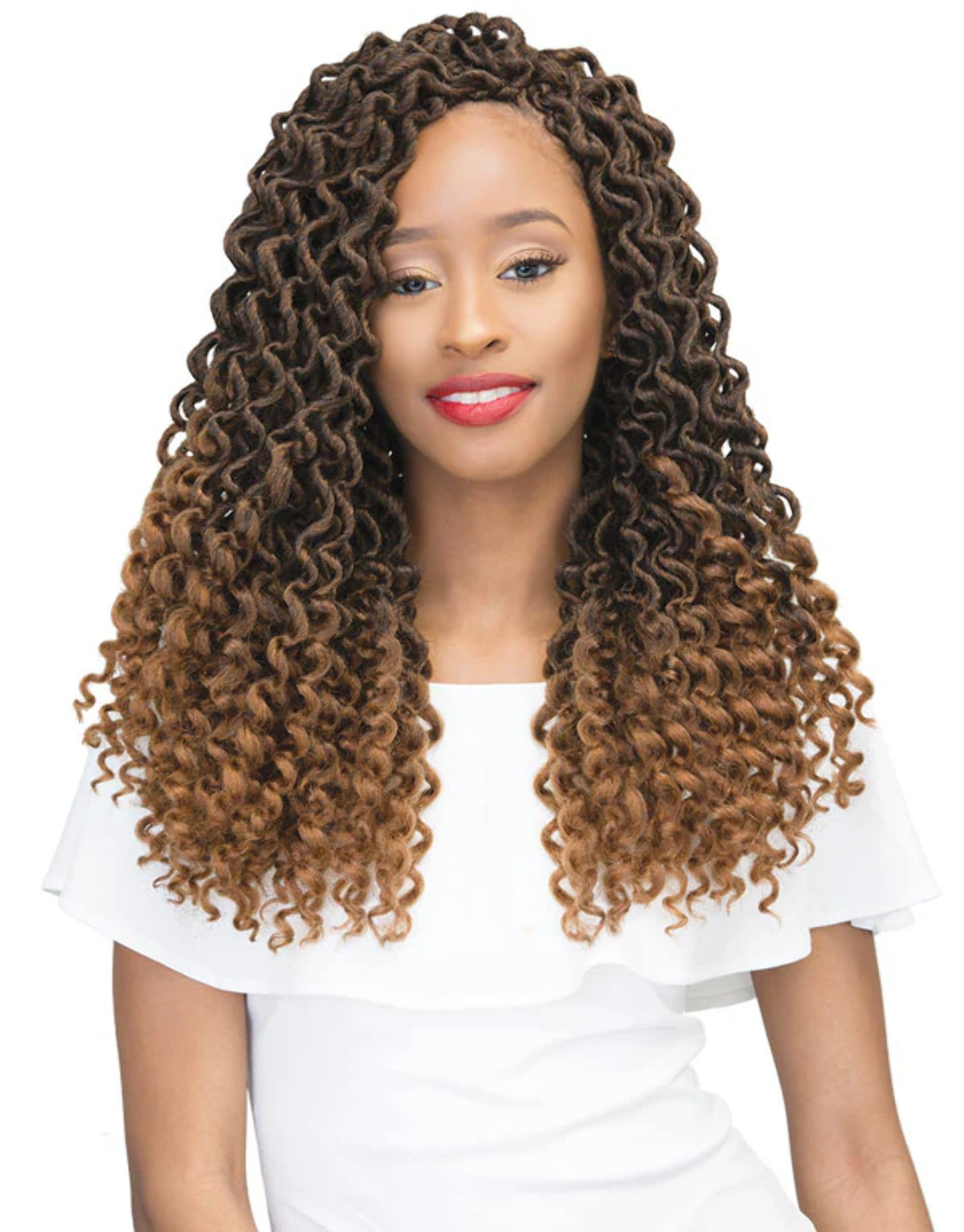 Janet Collection 2X Mambo Curly Bohemian Locs - Walmart.com