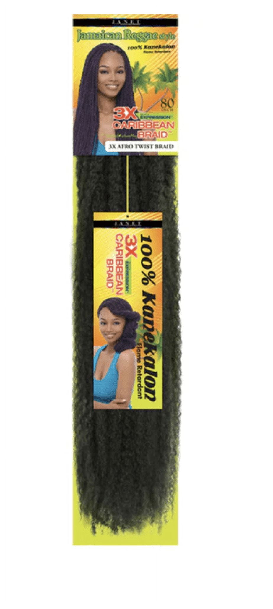 Janet Collection - Afro Twist Braid 3X Caribbean Braid 80" (Color#4 ...