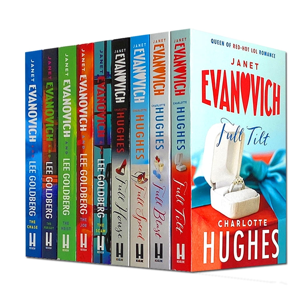 Janet Evanovich 9 Books Collection Set (Scam, Pursuit, Full Speed, Full ...