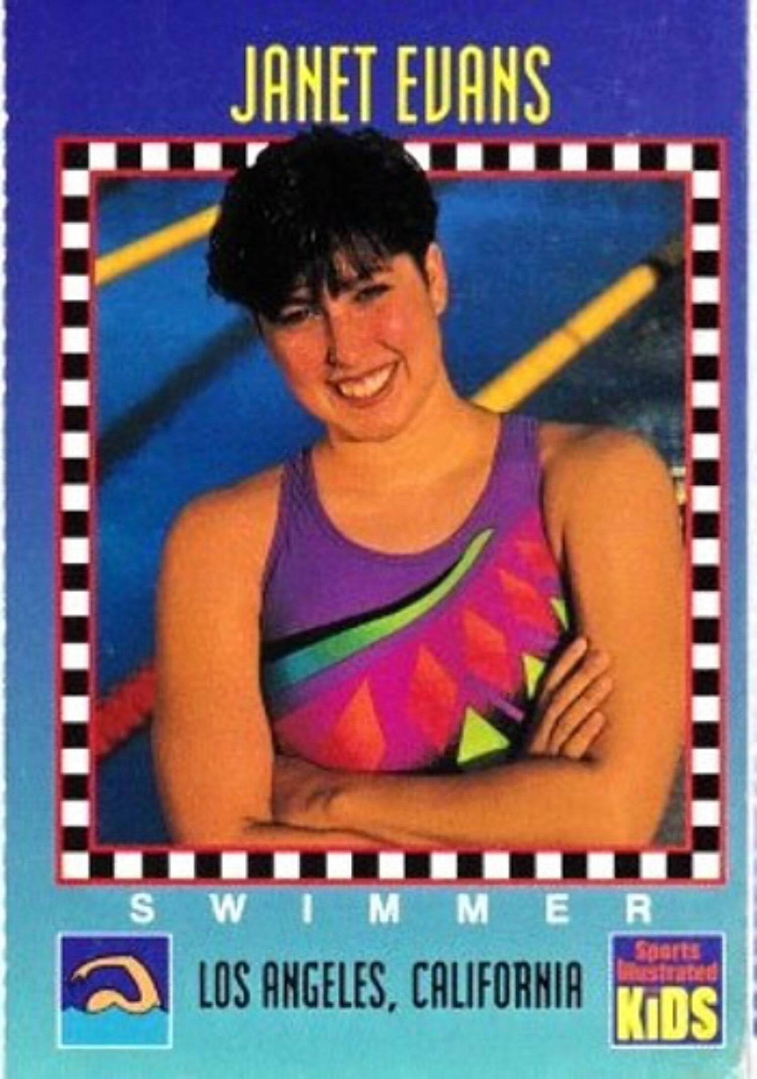 Janet Evans 1994 Sports Illustrated for Kids card - Walmart.com