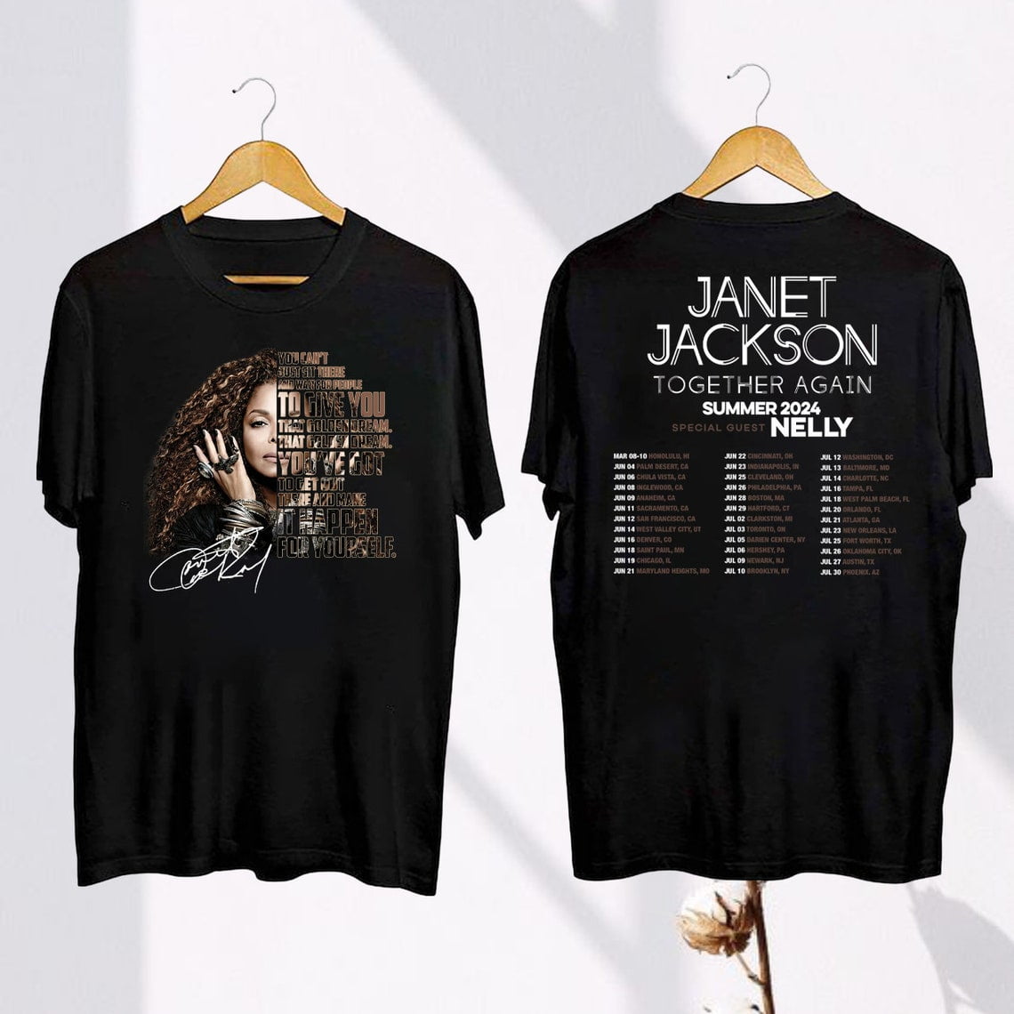 Janet Jackson 2024 Together Again Tour Graphic Shirt, Janet Jackson 90s ...