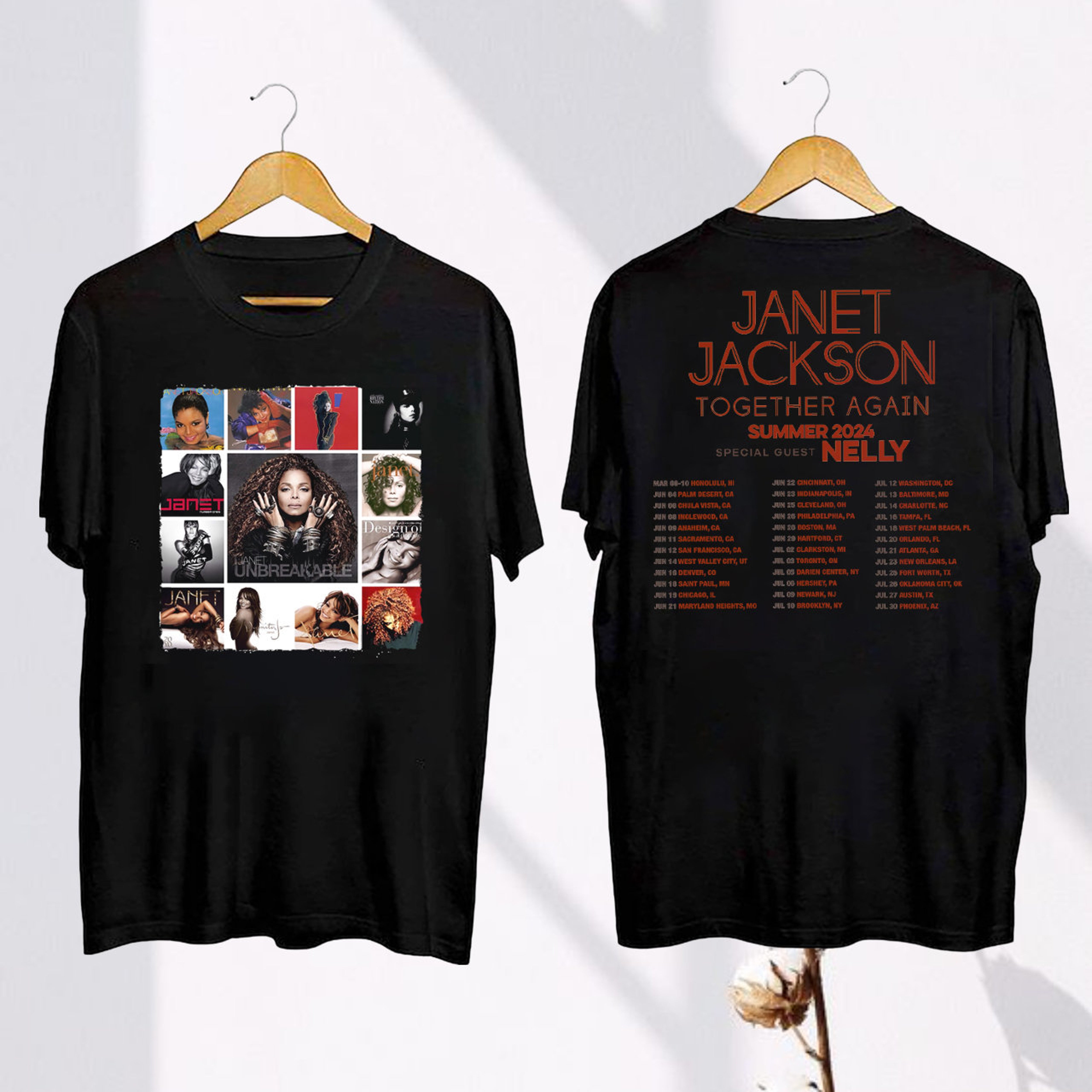 Janet Jackson 90s Vintage Shirt, Janet Jackson Summer Together Again ...