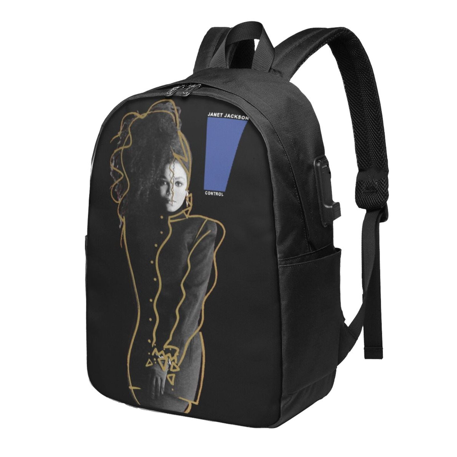 Janet Jackson Backpack Fashion Travel Backpack Laptop Backpack 17 Inch ...