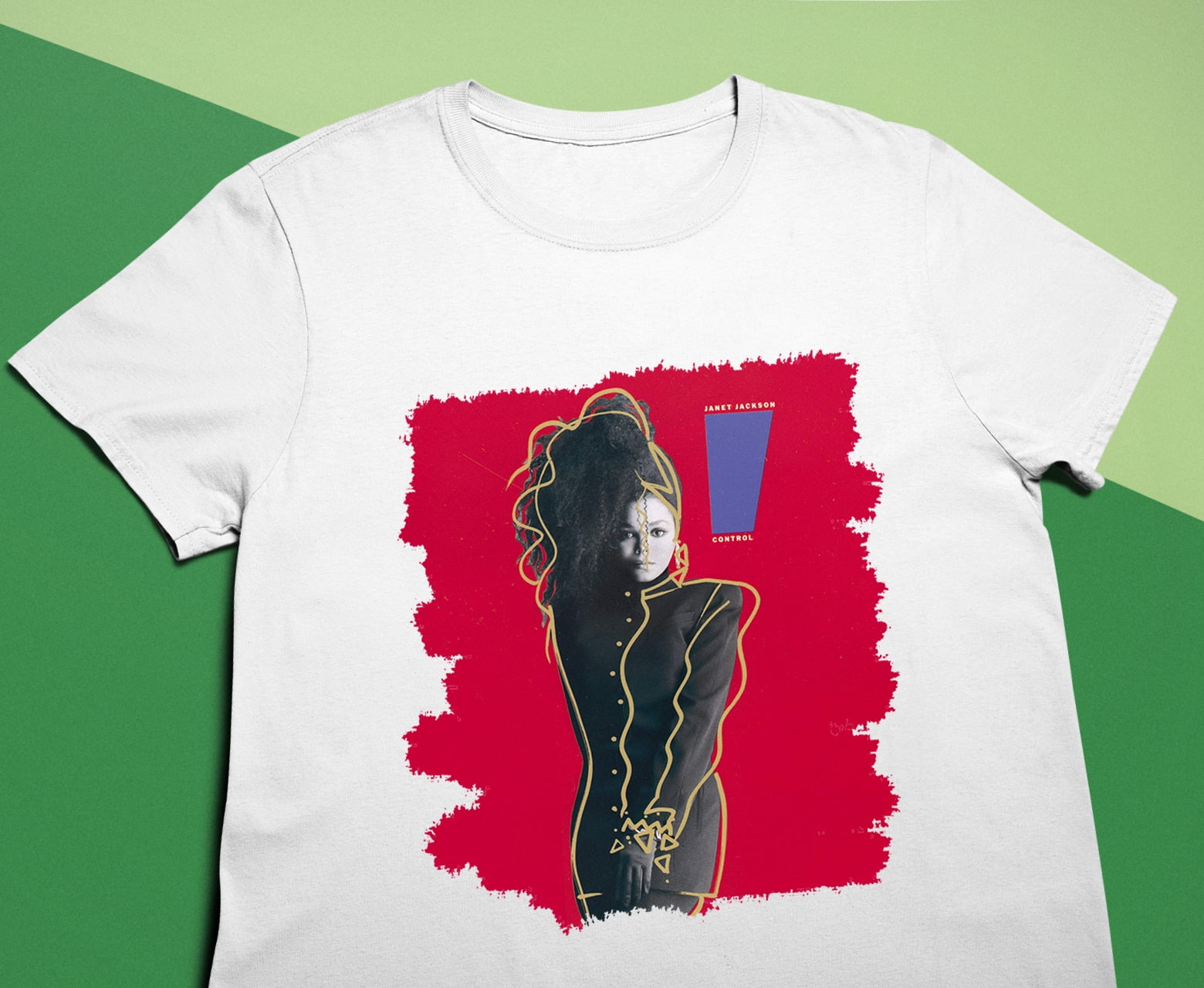 Janet Jackson - Control Album Signed Shirt Classic White Unisex S-5XL ...