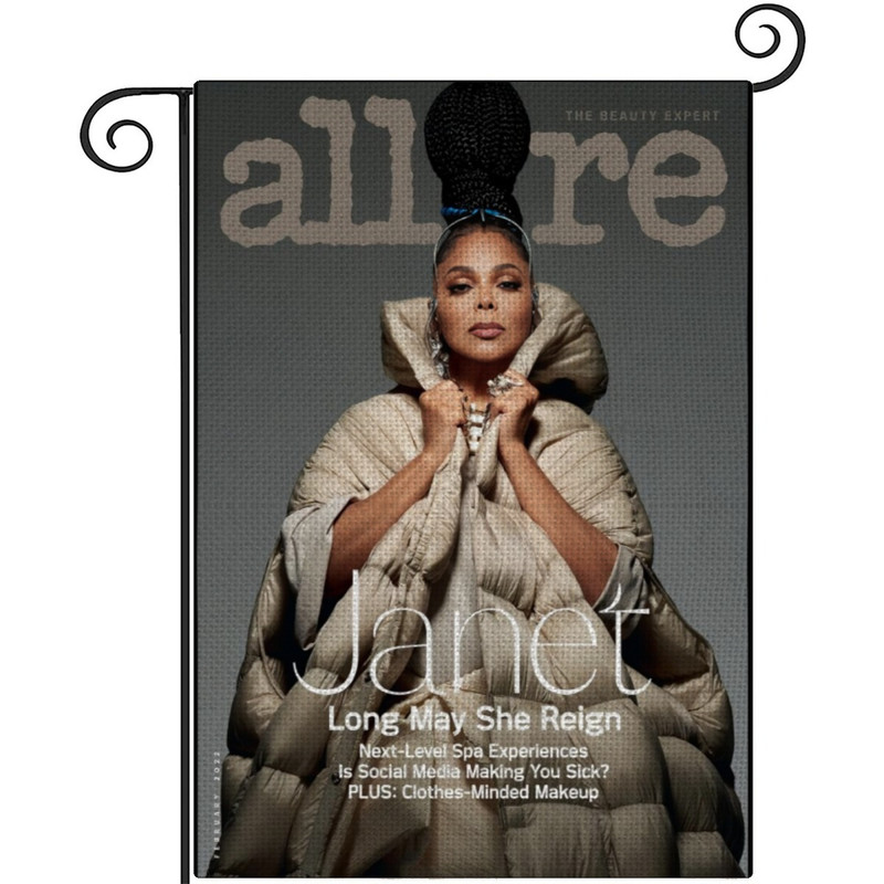 Janet Jackson Garden Flags Set of 12 Double Sided 12 x 18 Inch Yard ...