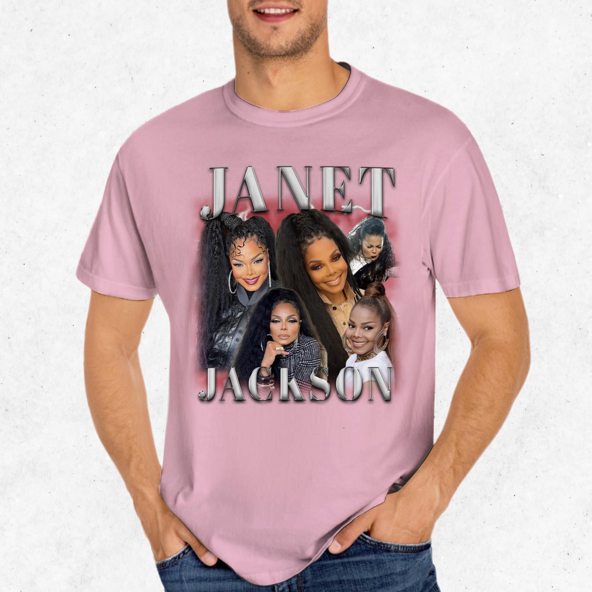 Janet Jackson Iconic Pop Star Collage T-Shirt Unisex All Size - Walmart.com