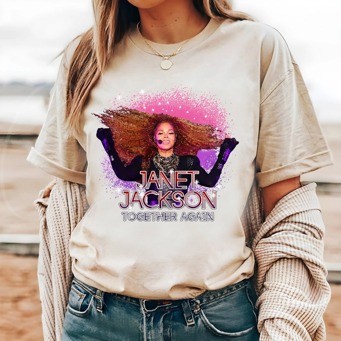 Janet Jackson Together Again 2024 Tour Shirt, Janet Jackson Fan Gift ...
