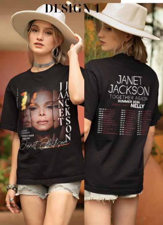 Janet Jackson Together Again Summer Tour 2024 Shirt - Walmart.com Janet Jackson Together Again Summer Tour 2024 Shirt - Walmart.com