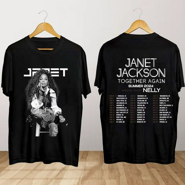Janet Jackson Together Again Summer Tour 2024 Shirt - Walmart.com Janet Jackson Together Again Summer Tour 2024 Shirt - Walmart.com