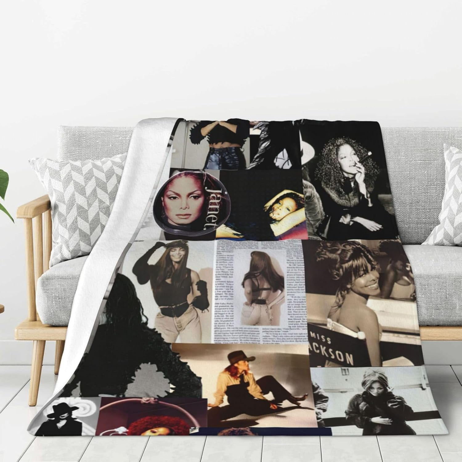 Janet Music Jacksson Flannel Blanket Air Conditioning Blanket Nap ...
