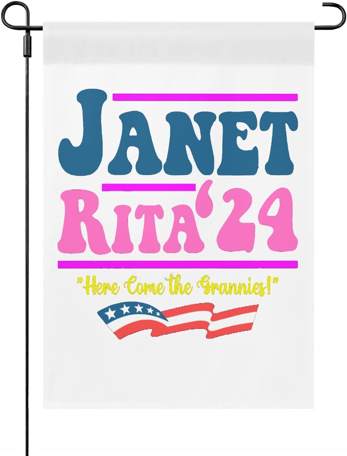 Janet Rita 24 Here Come The Grannies House Flags Double Sided, Humorous ...