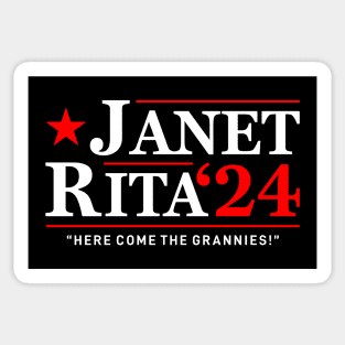 Janet And Rita Bluey Grannies 24 For President Sticker Bluey Stickers ...