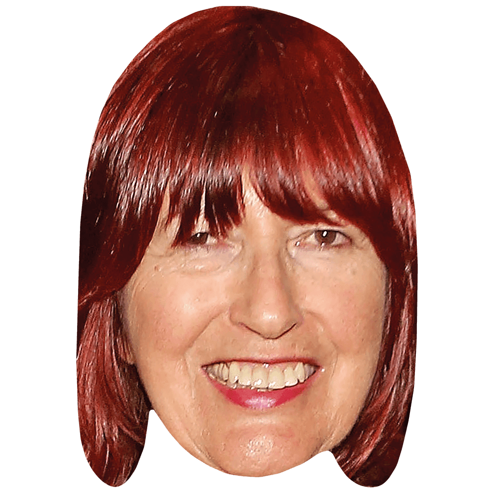 Janet Street-Porter (Smile) Celebrity Mask, Flat Card Face, Fancy Dress ...