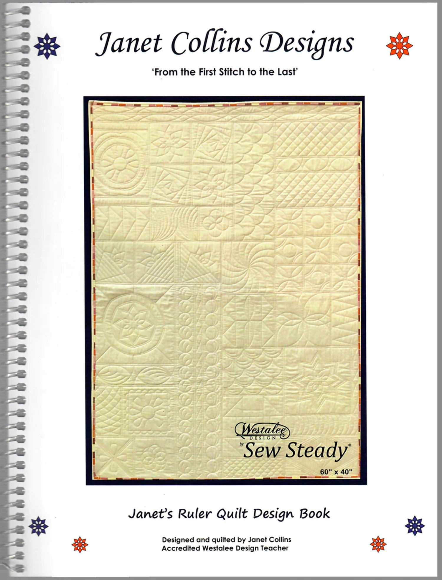 Janet's Ruler Quilt Design Book Using Westalee Design Templates by ...
