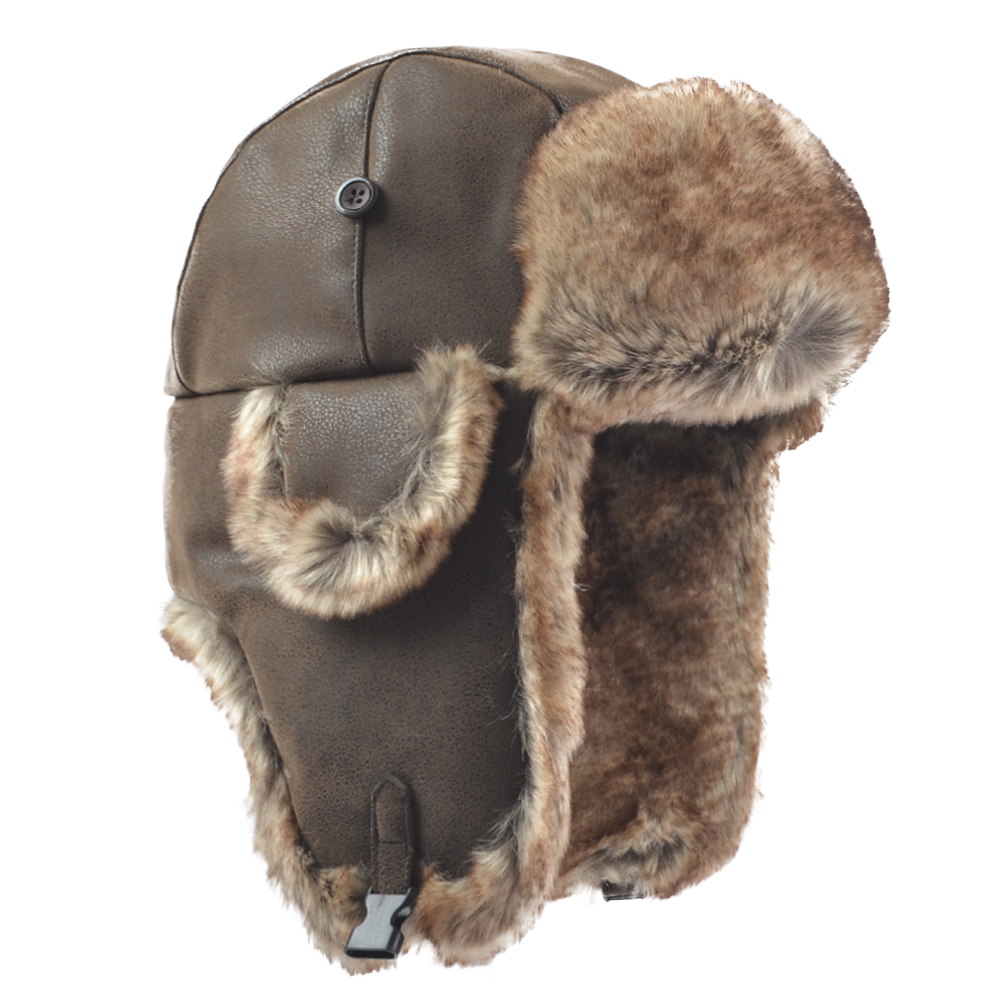 Luxtrada Thermal Winter Trapper Hat with Glasses Ski Hunting Trapper ...