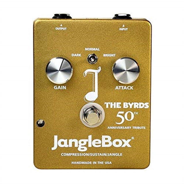 Janglebox The Byrds 50th Anniversary Gold Jangle Box Compressor Pedal ...