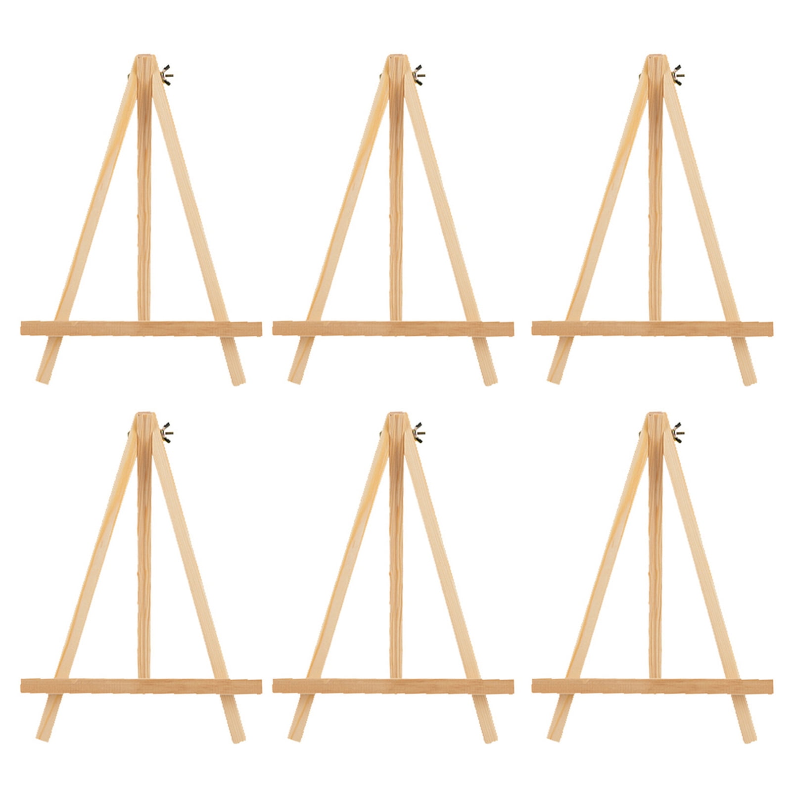 Jangslng 1Pc/6Pcs Portable Wooden Tripod Easel Adjustable Inclination ...