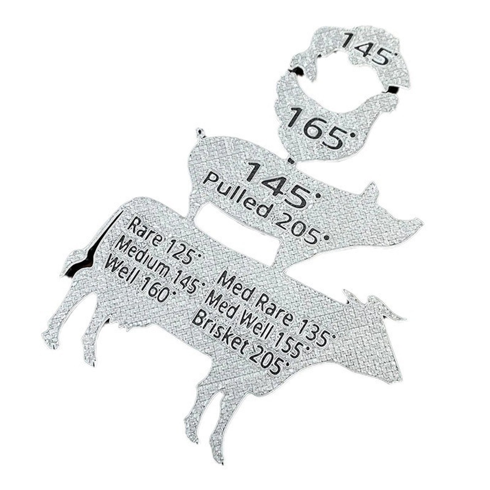 Jangslng 1Set BBQ Gift Men Grilling Party with Internal Temperatures ...