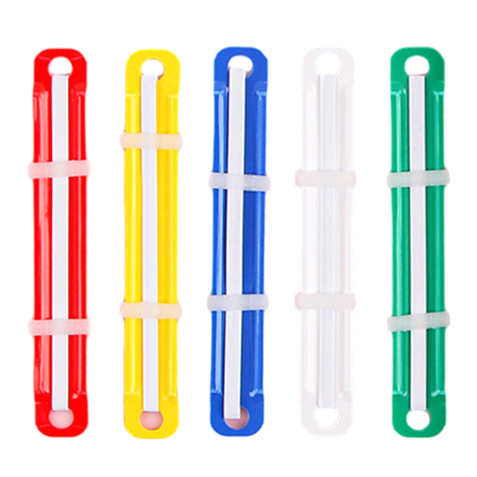 Jangslng 50Pcs Binding Buckle 2-hole Binder Clips Durable Easy-to-use ...