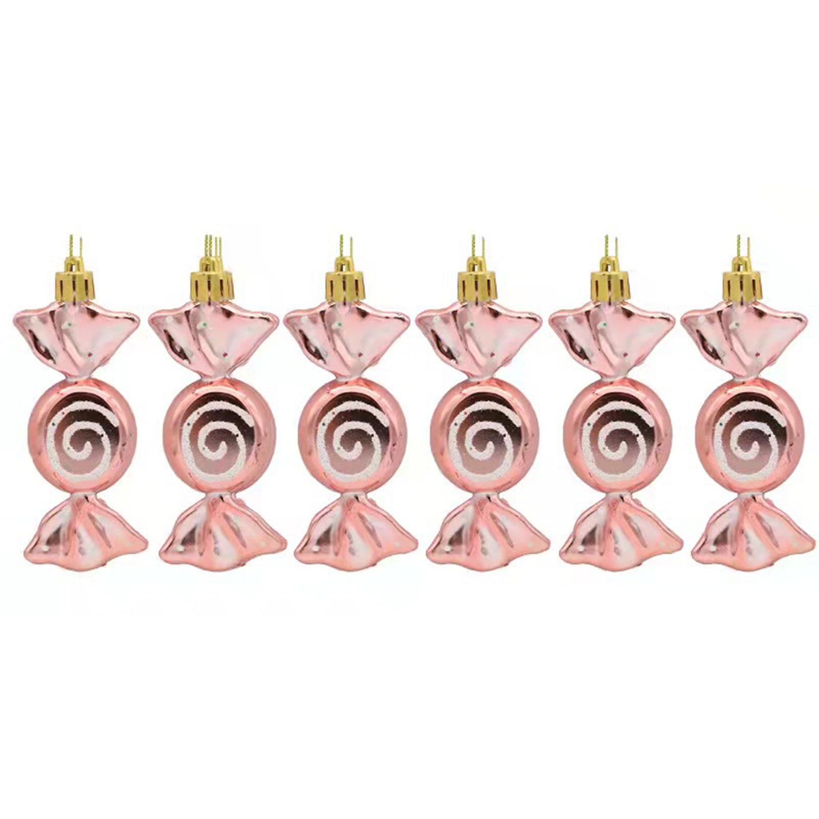 Jangslng 6Pcs Christmas Candy Pendants Hanging Decorations Lanyard ...