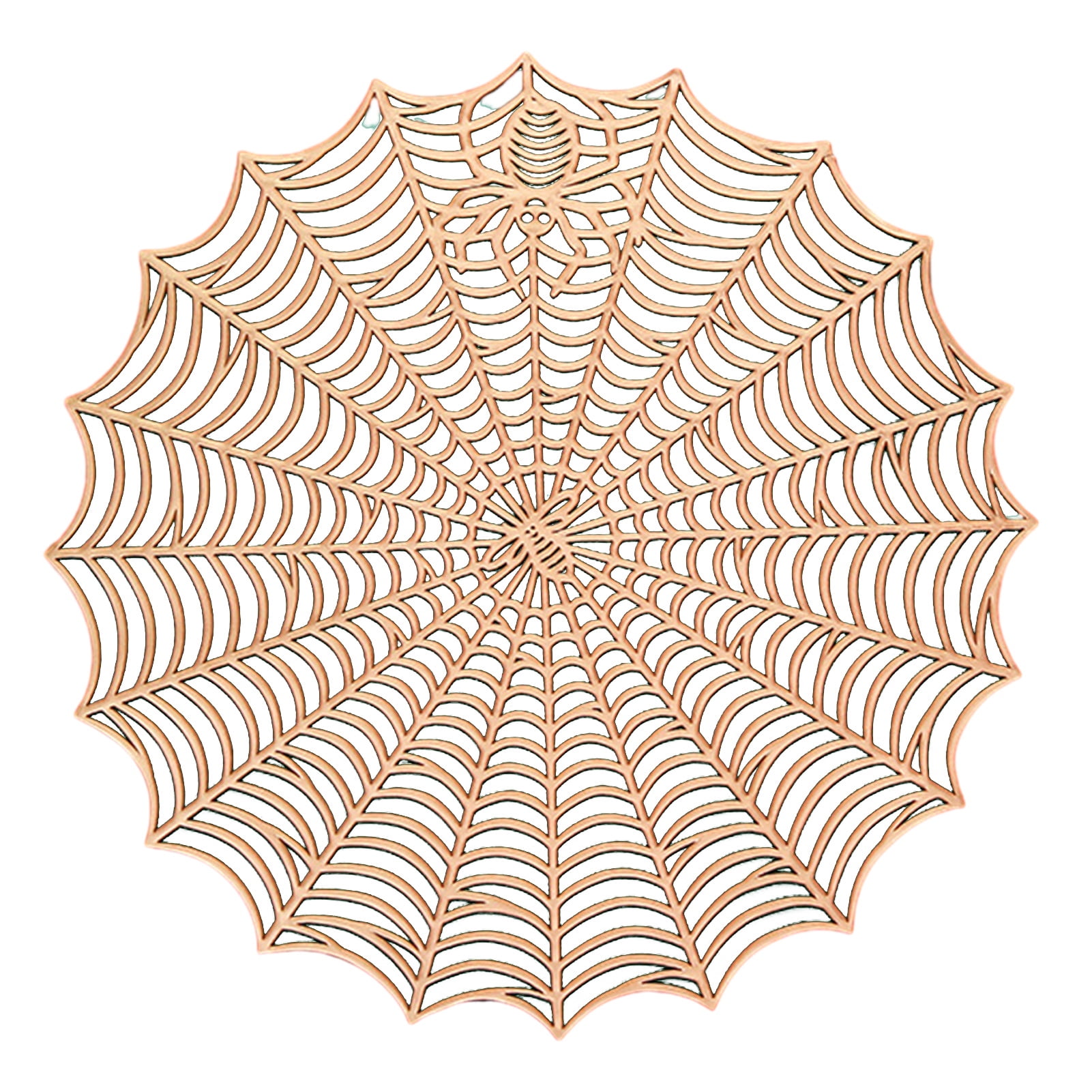 Jangslng Halloween Table Place Mat Creative Plastic Spider Web Place ...