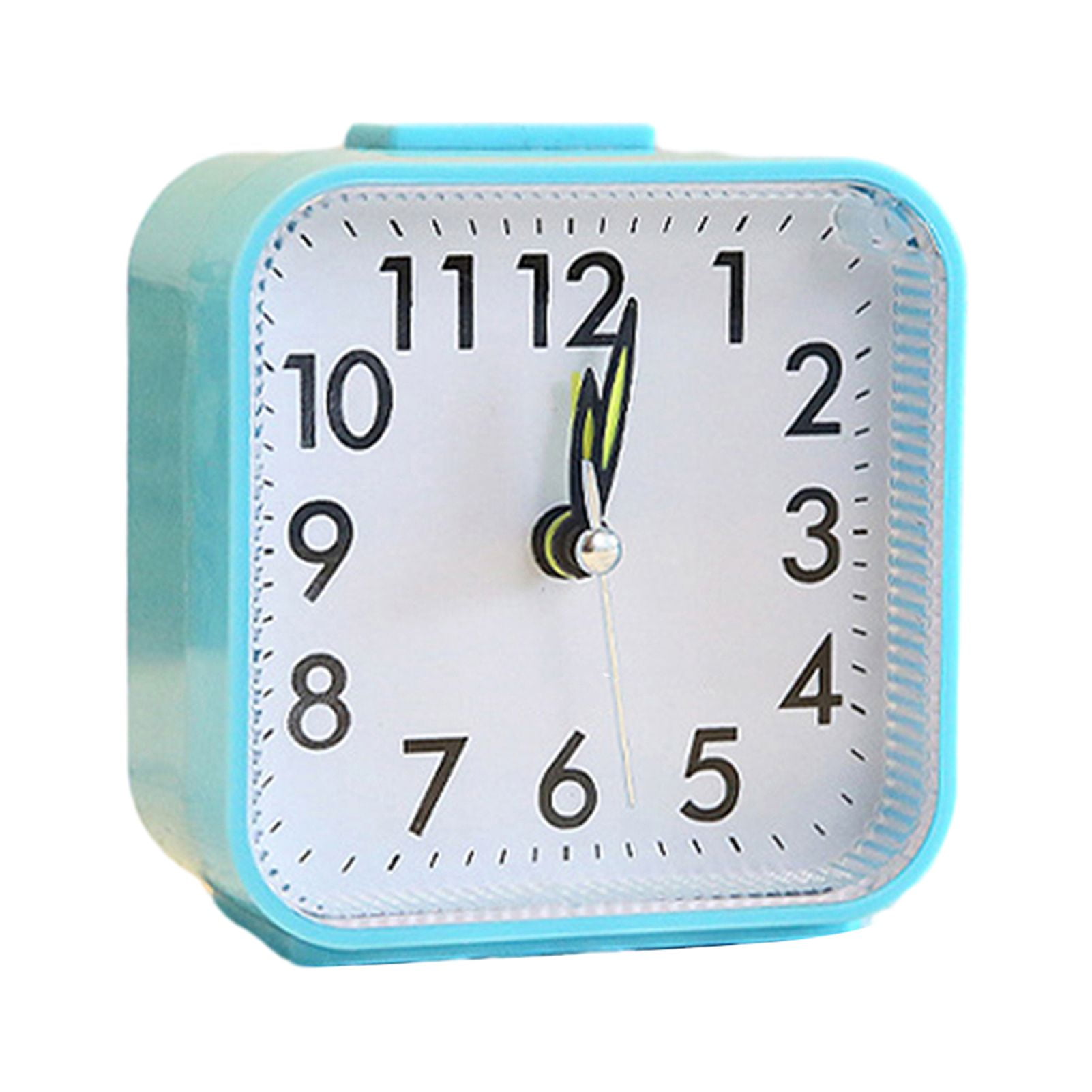 Jangslng Non Ticking Alarm Clock Battery Powered Silent Bedside Clock ...