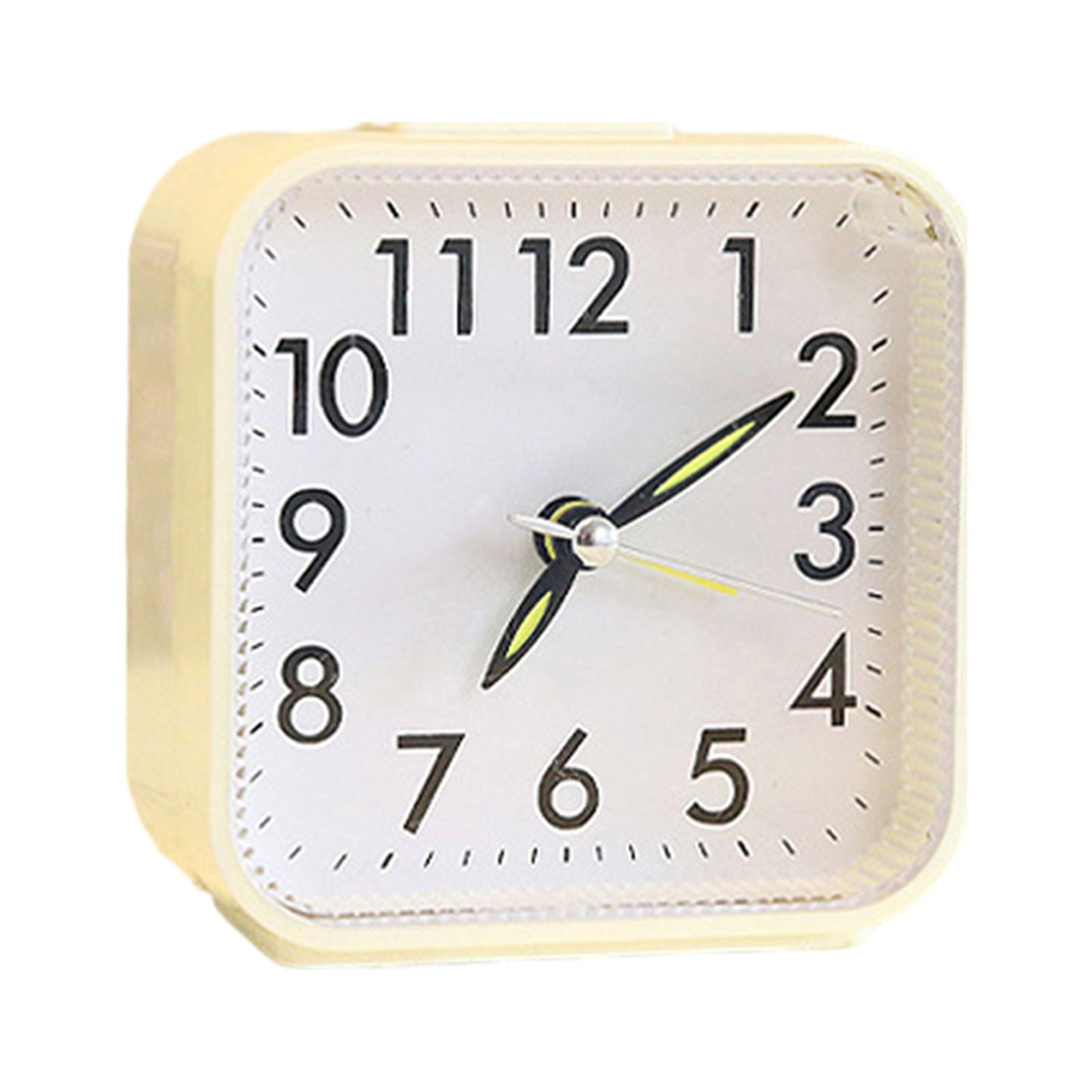 Jangslng Non Ticking Alarm Clock Battery Powered Silent Bedside Clock ...