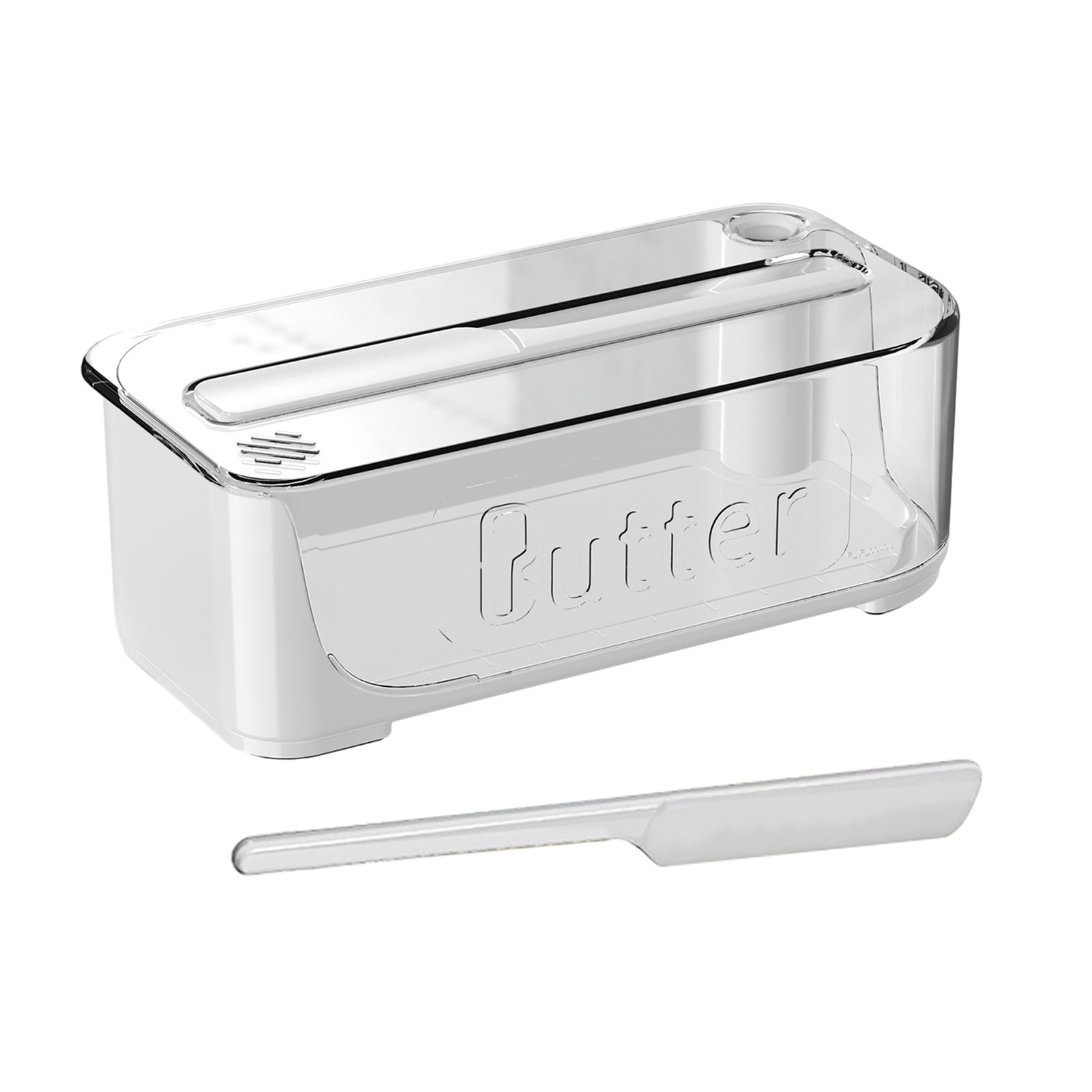 Jangslng Unbreakable Butter Dish with Clear Lid Convenient Butter ...