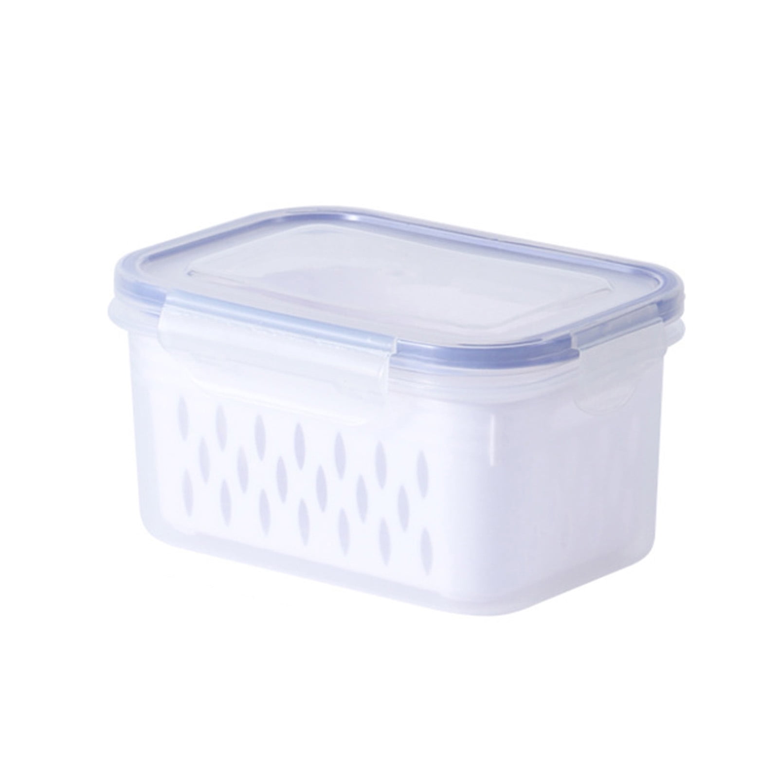 Jangslng Vegetable Fruit Storage Box with Drain Basket Filter Water ...