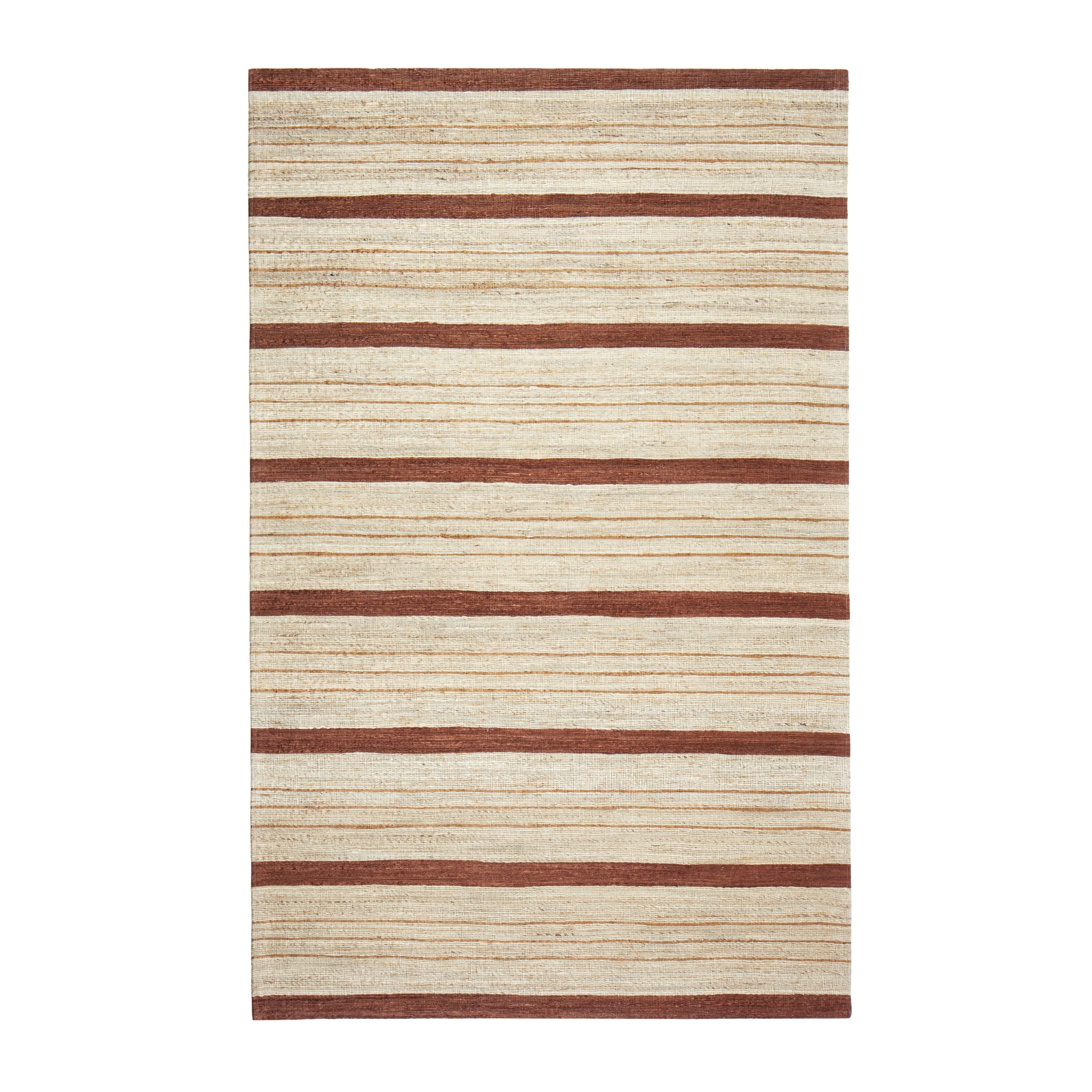 Jani Suli Brown Jute Handwoven Rug Yellow, Ivory, Orange 9' x 12 ...