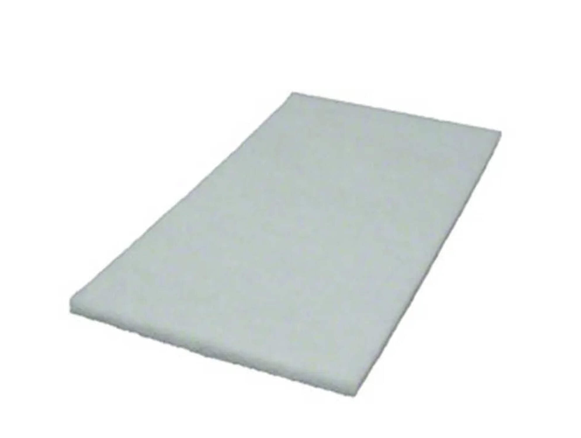 JaniSource 14" x 20" White Rectangular Floor Pad - Case of 5 - Walmart.com