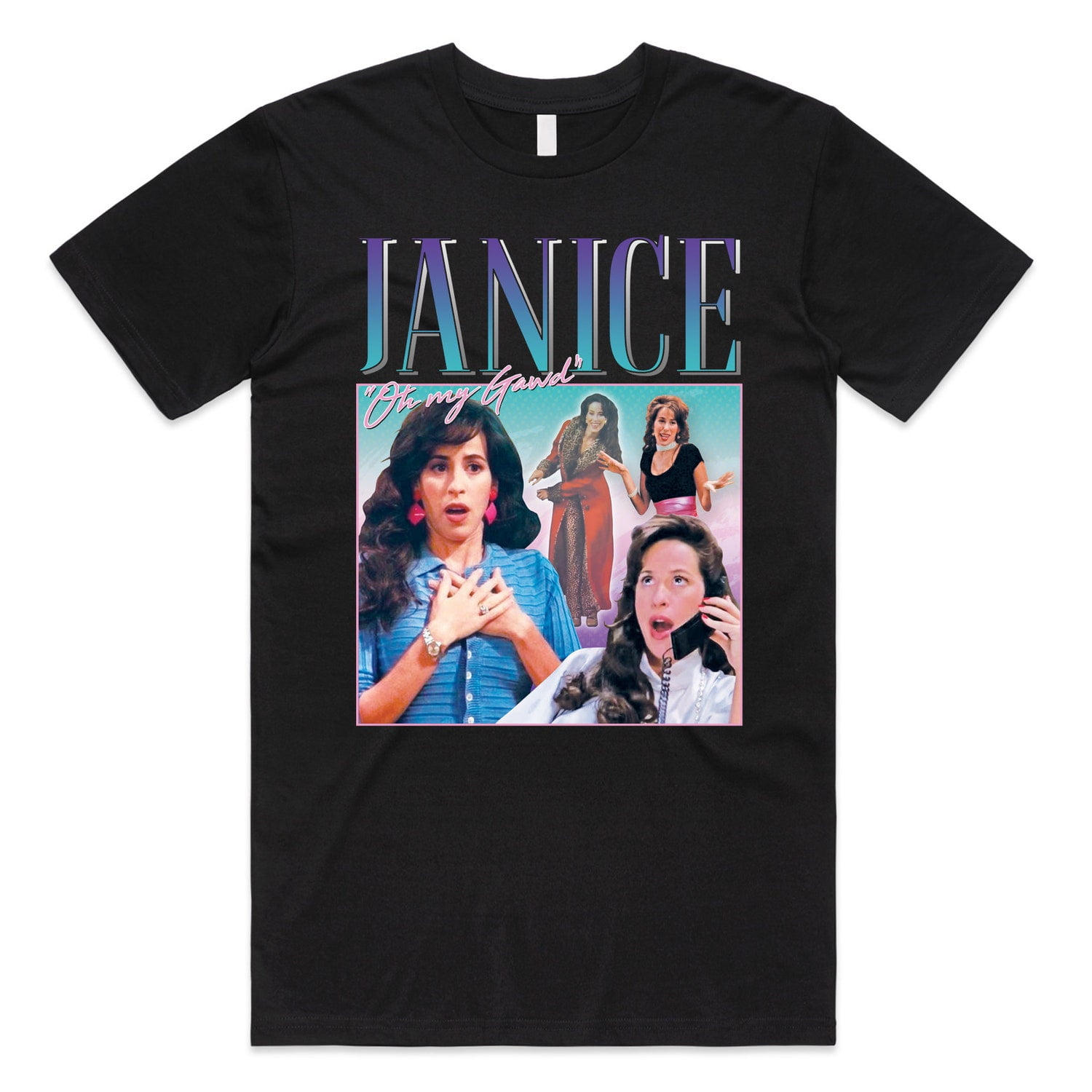 Janice Homage T-shirt Tee Top Friends Funny Gift Chandler Bing TV Show ...