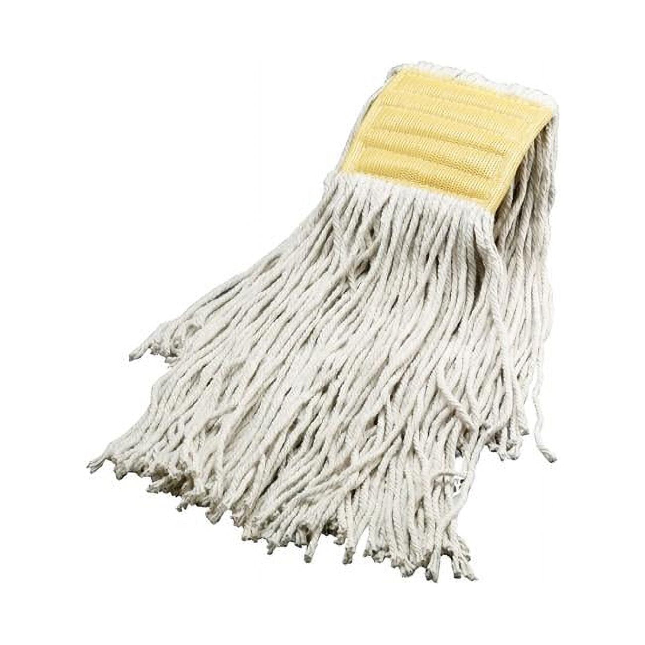 Janico 3024 PEC No. 24 Cotton Wide Band Cut End Mop Head, White - Pack ...