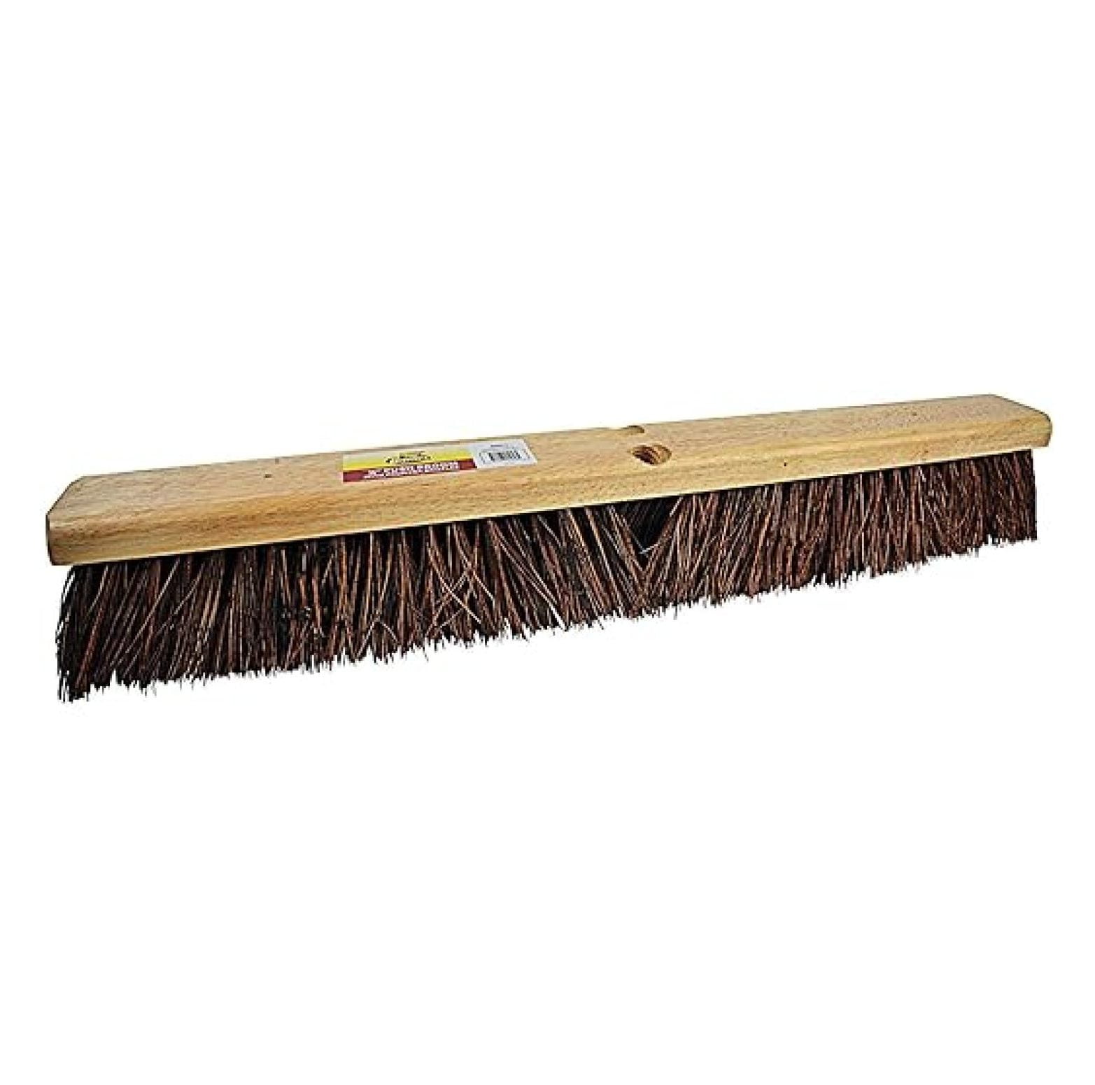 Janico Bristles Outdoor Surface Push Broom with Palmyra Bristles (36 ...
