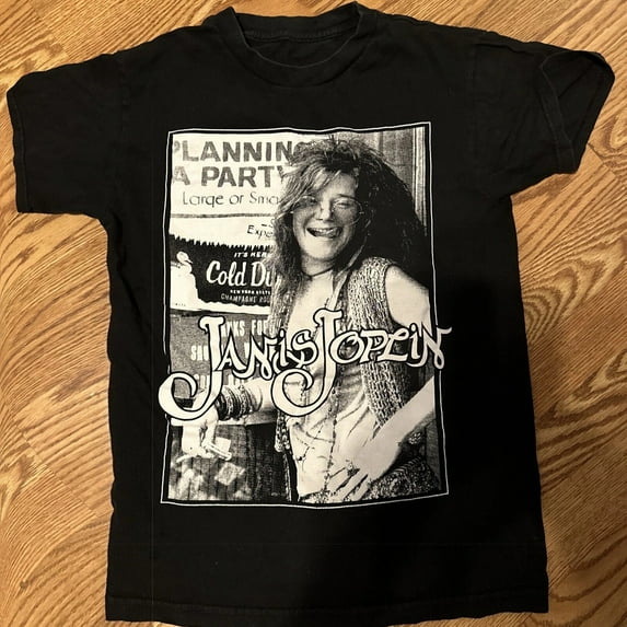 Janis Joplin Black Album Unisex T-Shirt Reprint Singer Gift All Sizes ...