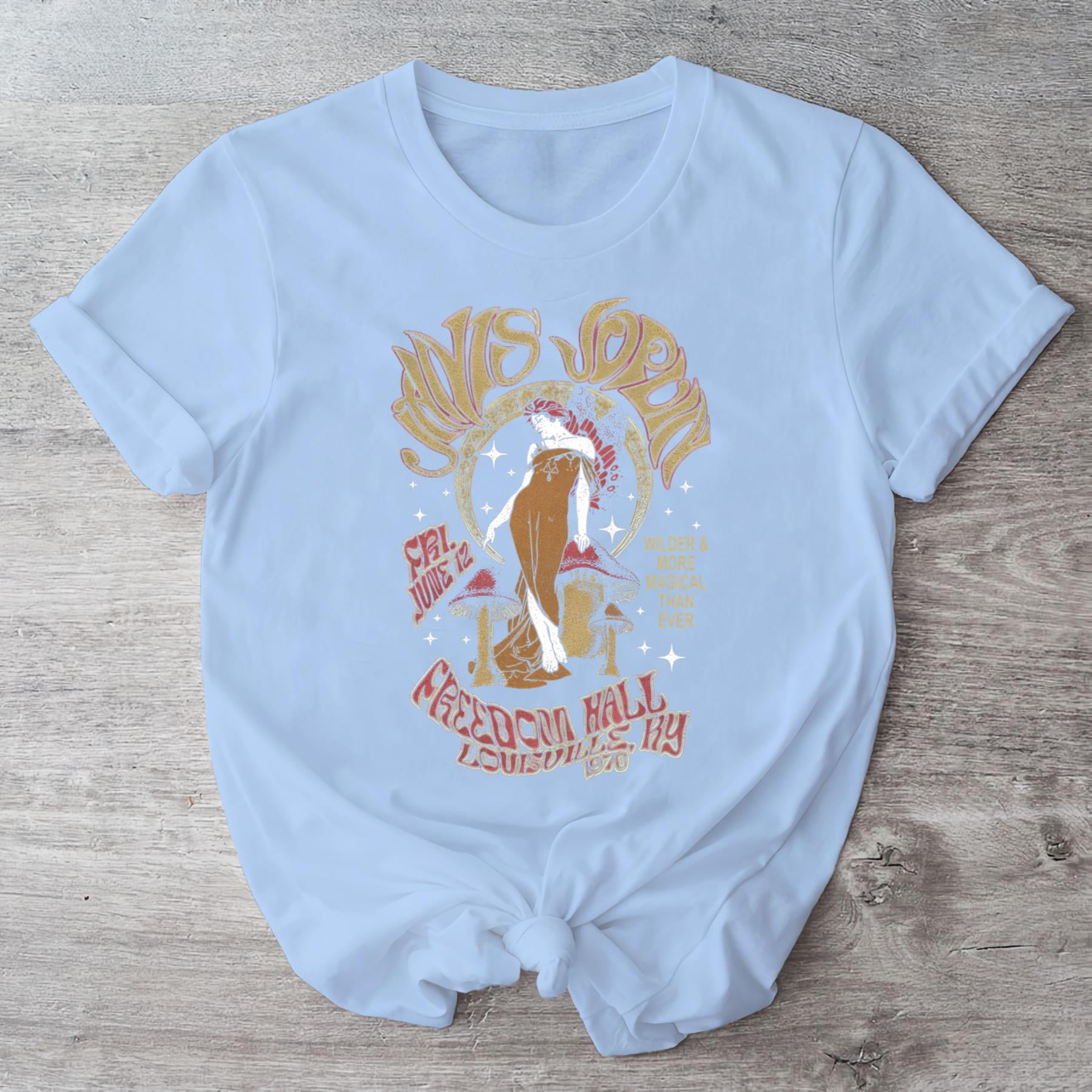 Janis Joplin Fairy and Moon Shirt Freedom Hall Tour Concert Shirt ...