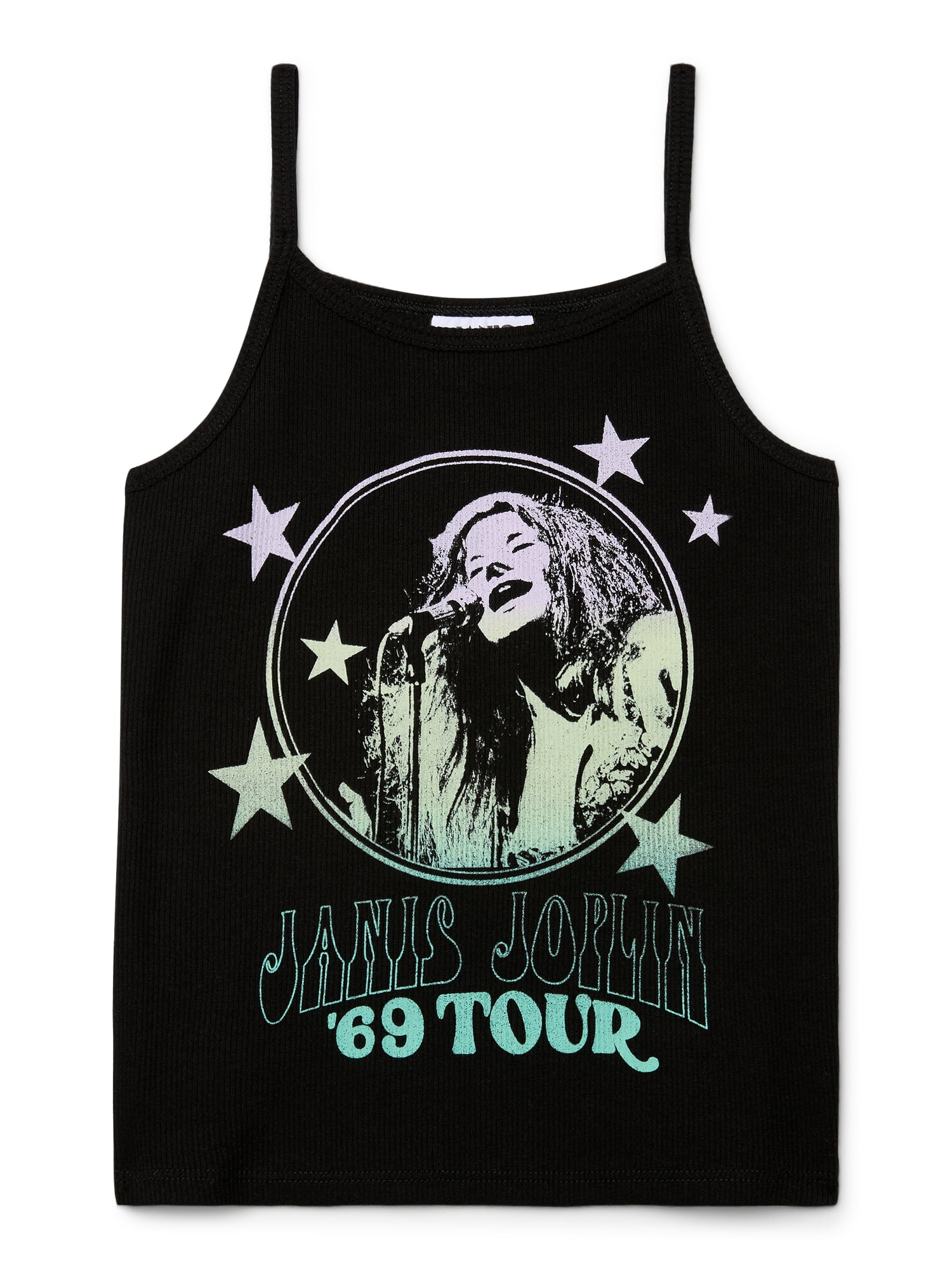 Janis Joplin Girls Graphic Tank Top - Walmart.com