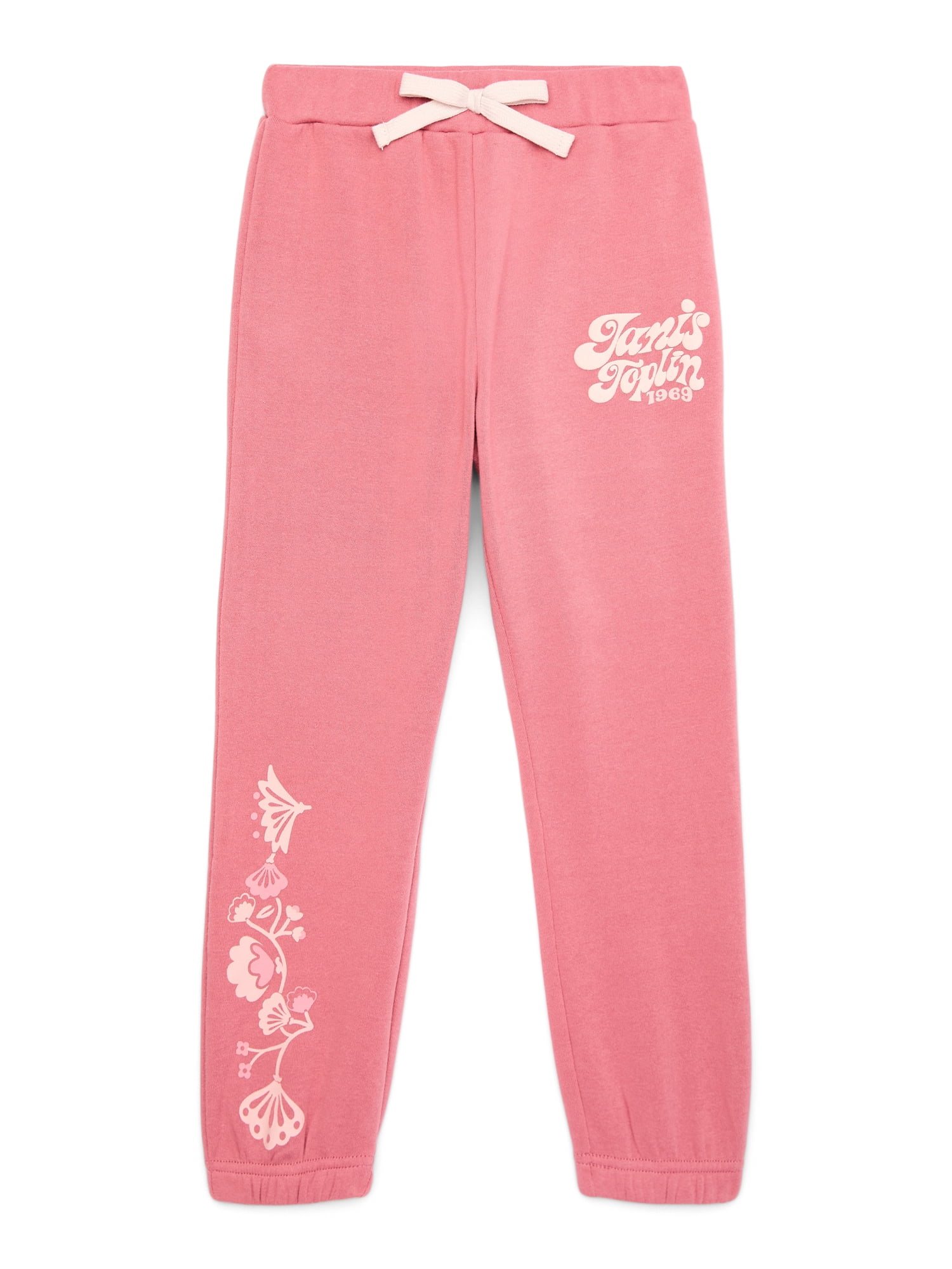 Janis Joplin Girls Jogger Sweatpants, Size 4-16 - Walmart.com