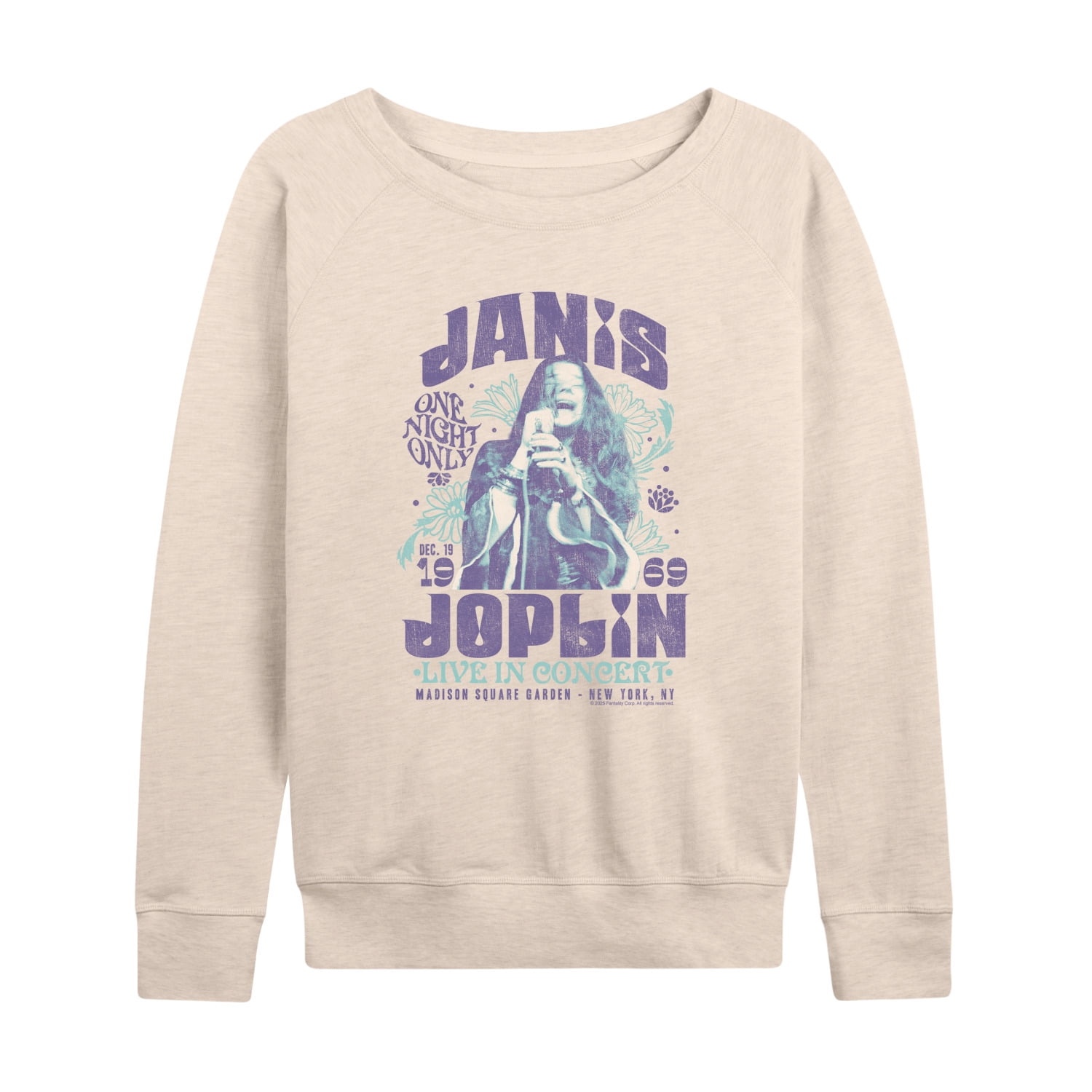 Janis Joplin - Janis In Concert - Women's French Terry Long Sleeve ...