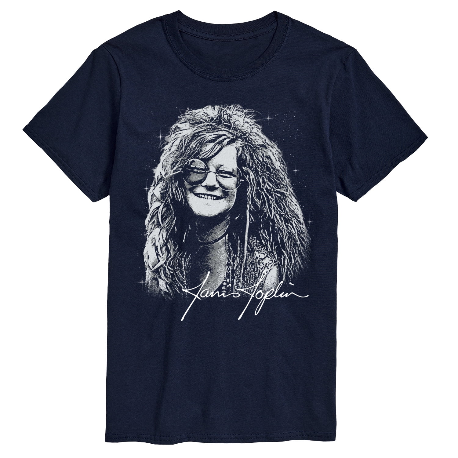 Janis Joplin - Janis Joplin Portrait - Men's Short Sleeve Graphic T ...