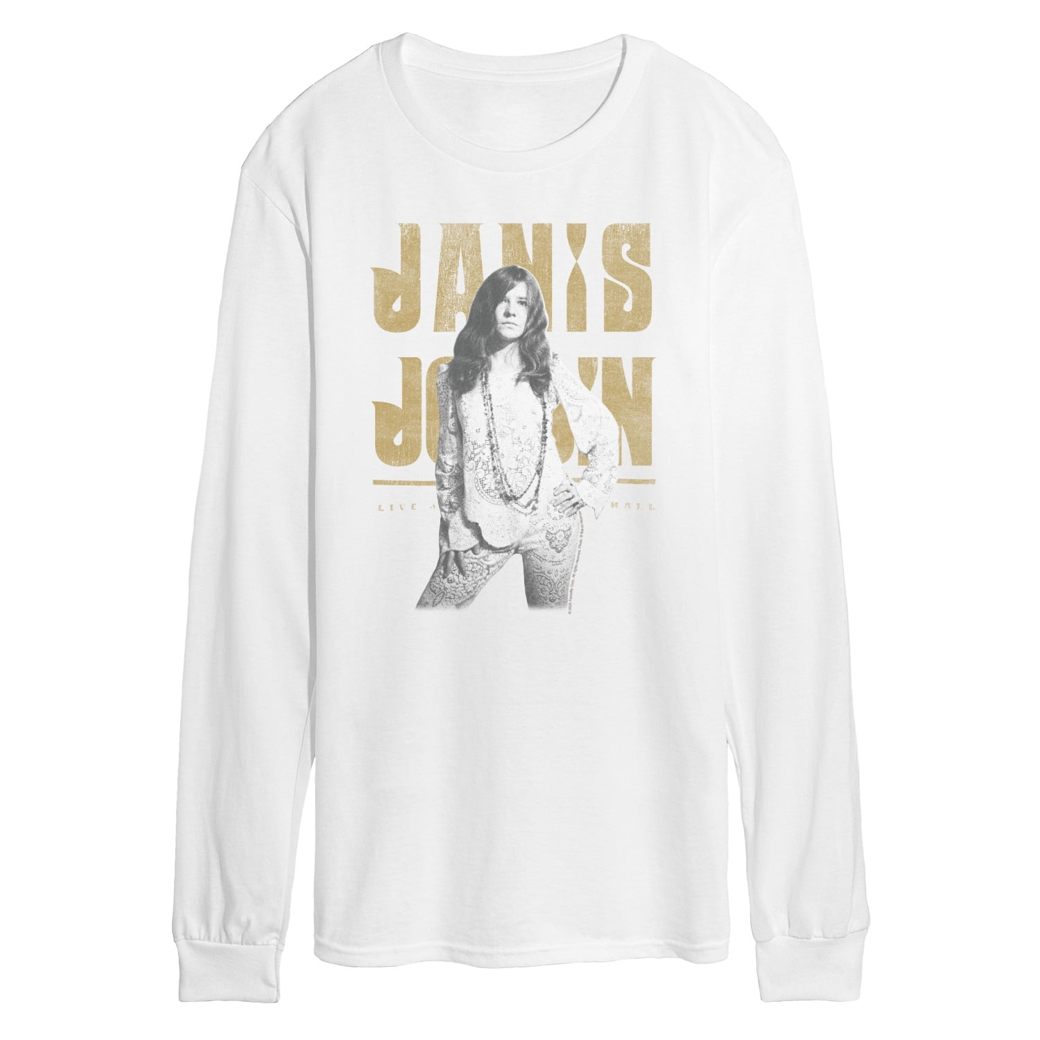 Janis Joplin - Janis LA - Men's Long Sleeve Graphic T-shirt - Walmart.com