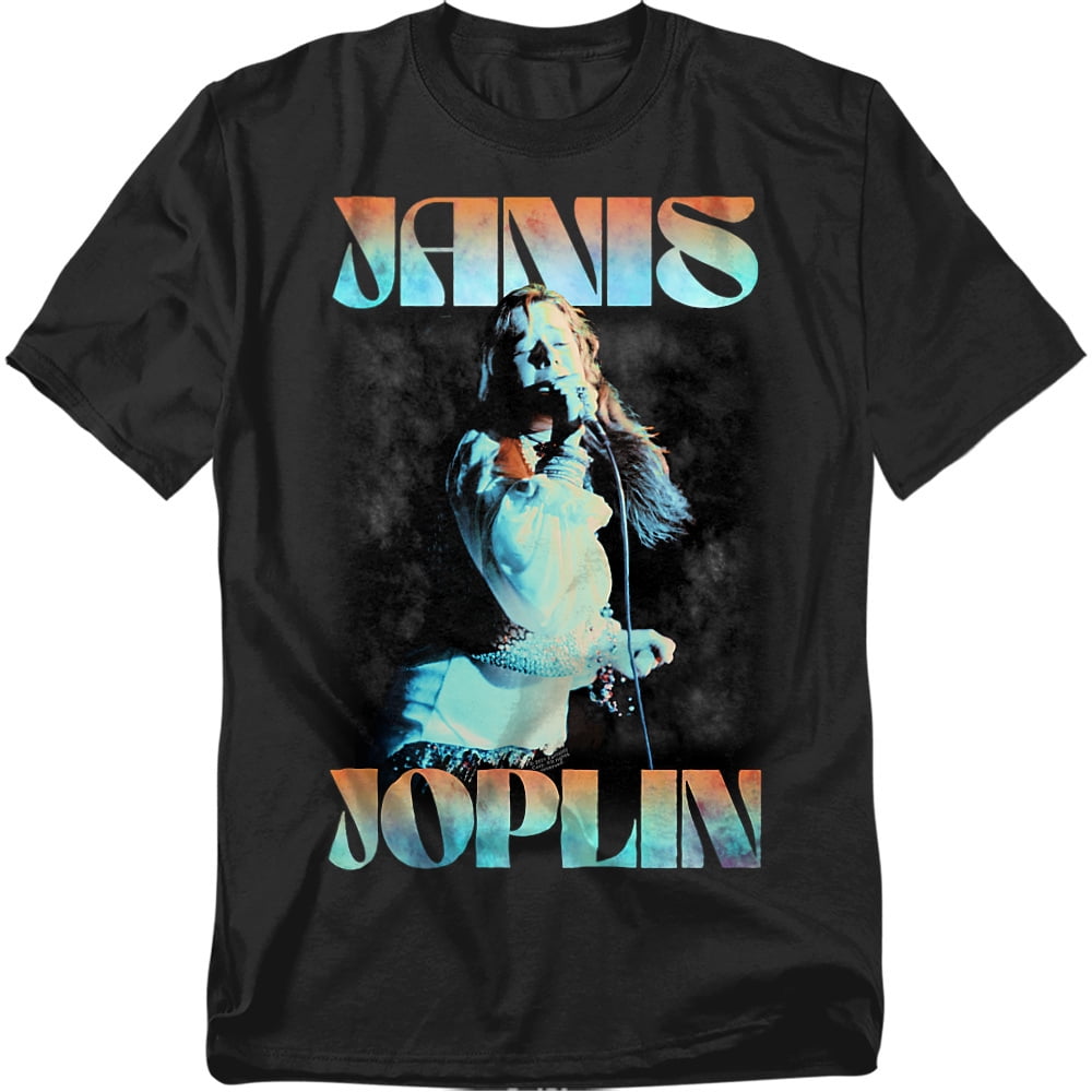 Janis Joplin T-Shirt Janis Deco Wash Unisex Graphic Tee For Men & Women ...