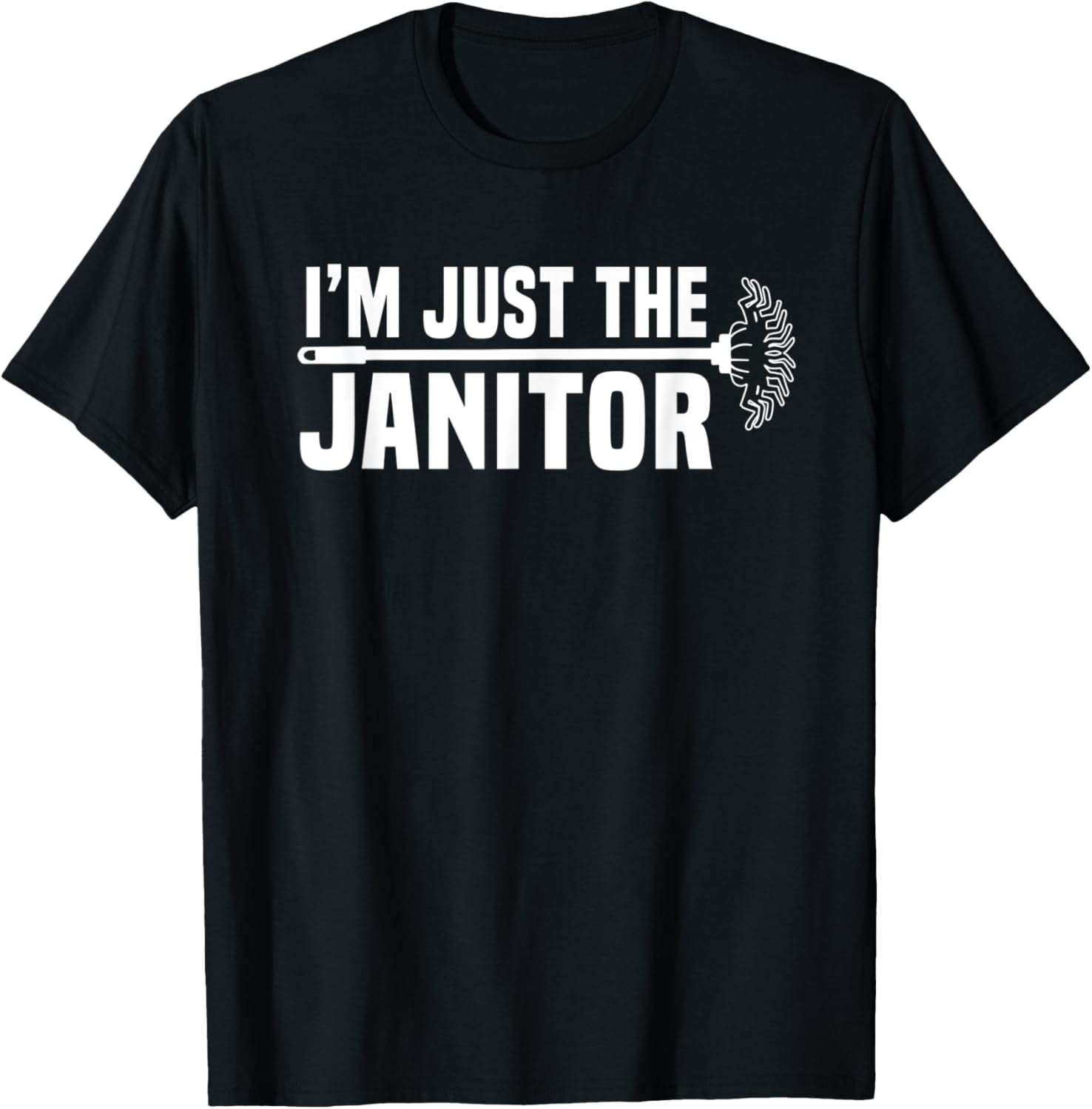 Janitor Custodian Cleaner Map Caretaker Housekeeper Porter T-Shirt ...
