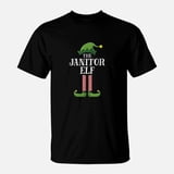 Janitor Elf Matching Group Christmas Party TShirt - Walmart.com