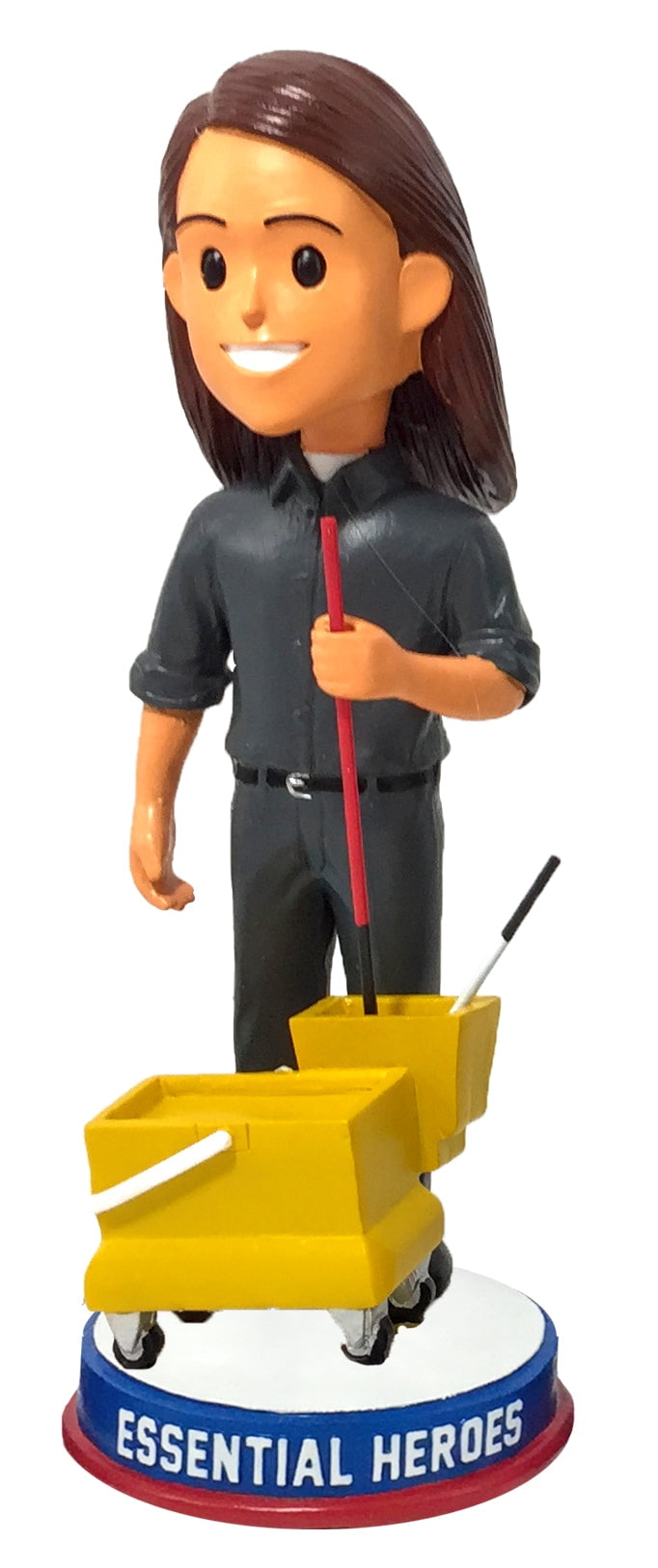 Janitor Housekeeper Sanitation Essential Heroes Bobblehead Female Light ...