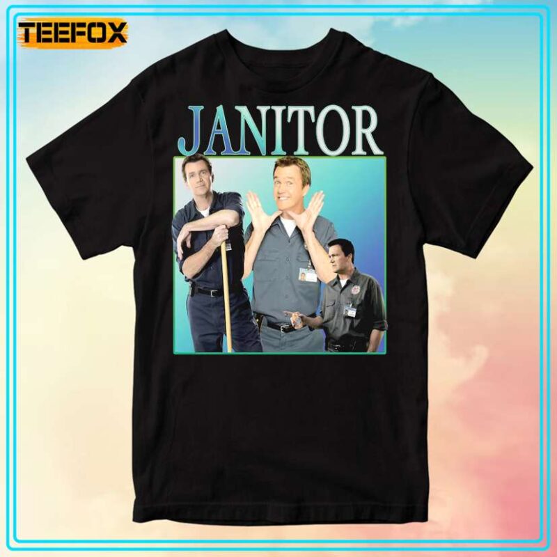 Janitor Scrubs Movie T-Shirt - Walmart.com